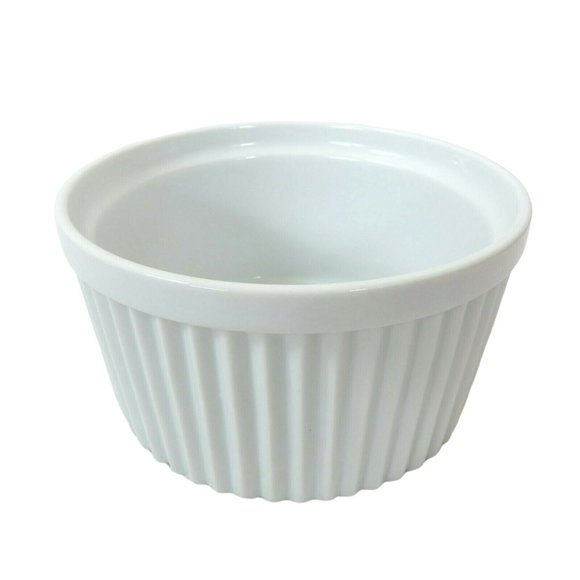 Bodum | Kitchen | Bodum Souffl Bakeware White Porcelain Ribbed Ramekin ...